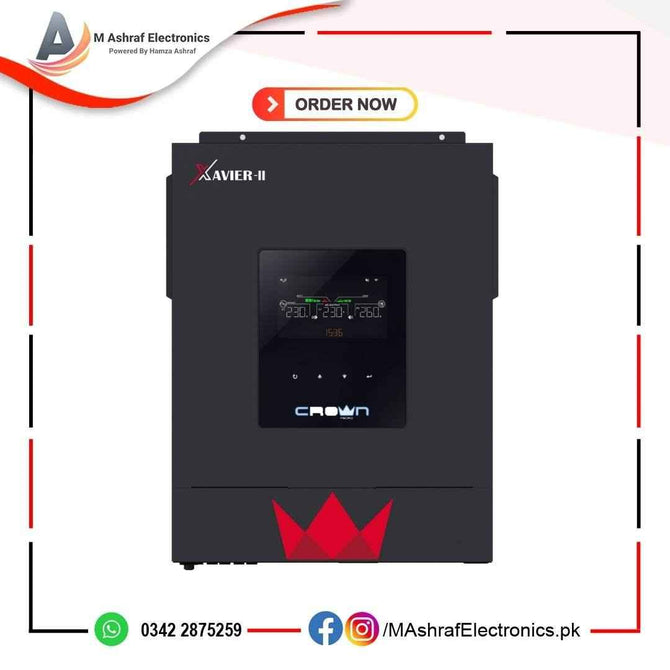 Crown Micro Xavier 3KW 3000 Watt Hybrid Solar Inverter Xavier Pure Sin ...