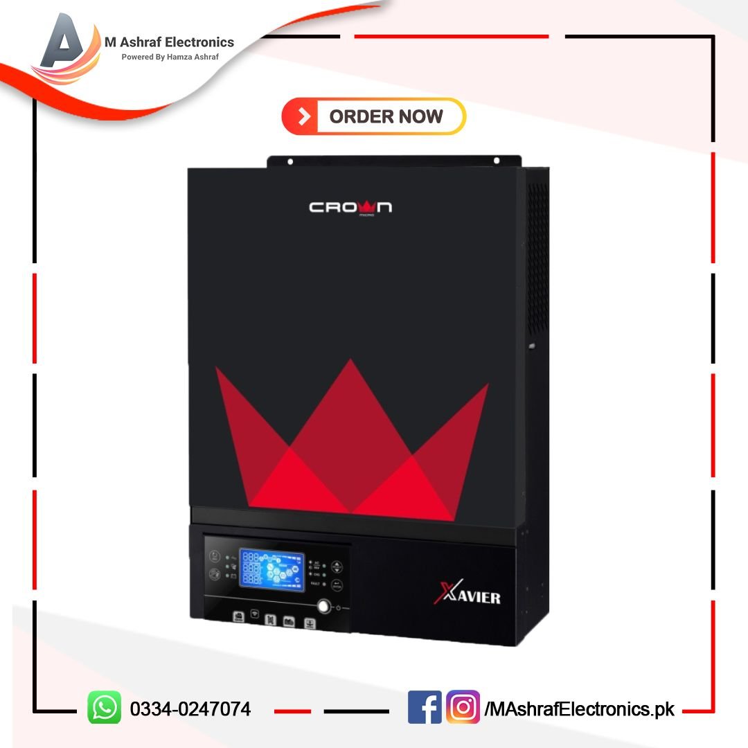 Crown Xavier II 5.6 KW Inverter Pure Sine Wave Solar Hybrid Inverter 5 ...