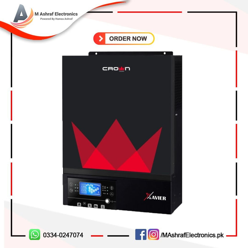 Crown Micro Xavier 3.2KVA 3000 Watt Hybrid Solar Inverter Xavier Pure ...