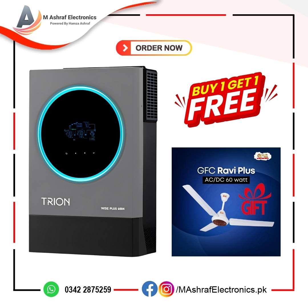 TRION WISE PLUS- 6004 6000W Hybrid Solar Inverter Smart Power Source W ...